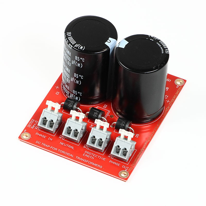 DCT02 DC filter for toroidal transformers, built unit